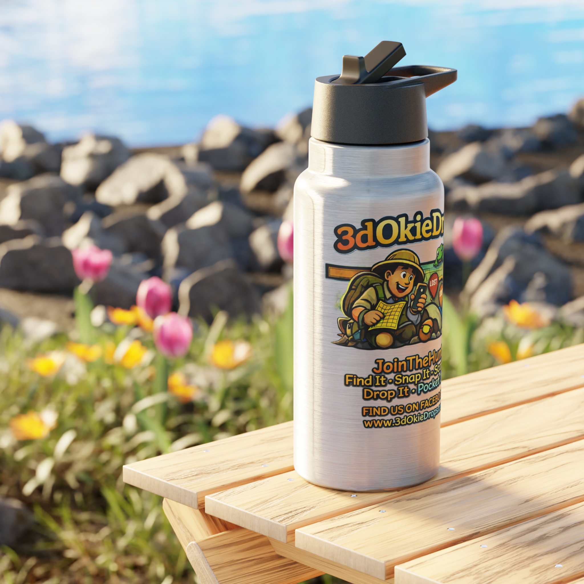 3dOkieDrops 32 oz Stainless Steel Tumbler – 3dOkieDrops-Drop Shop